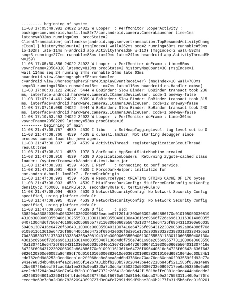 Log Cat 1667915229128 | Download Free PDF | Computing | Information Age