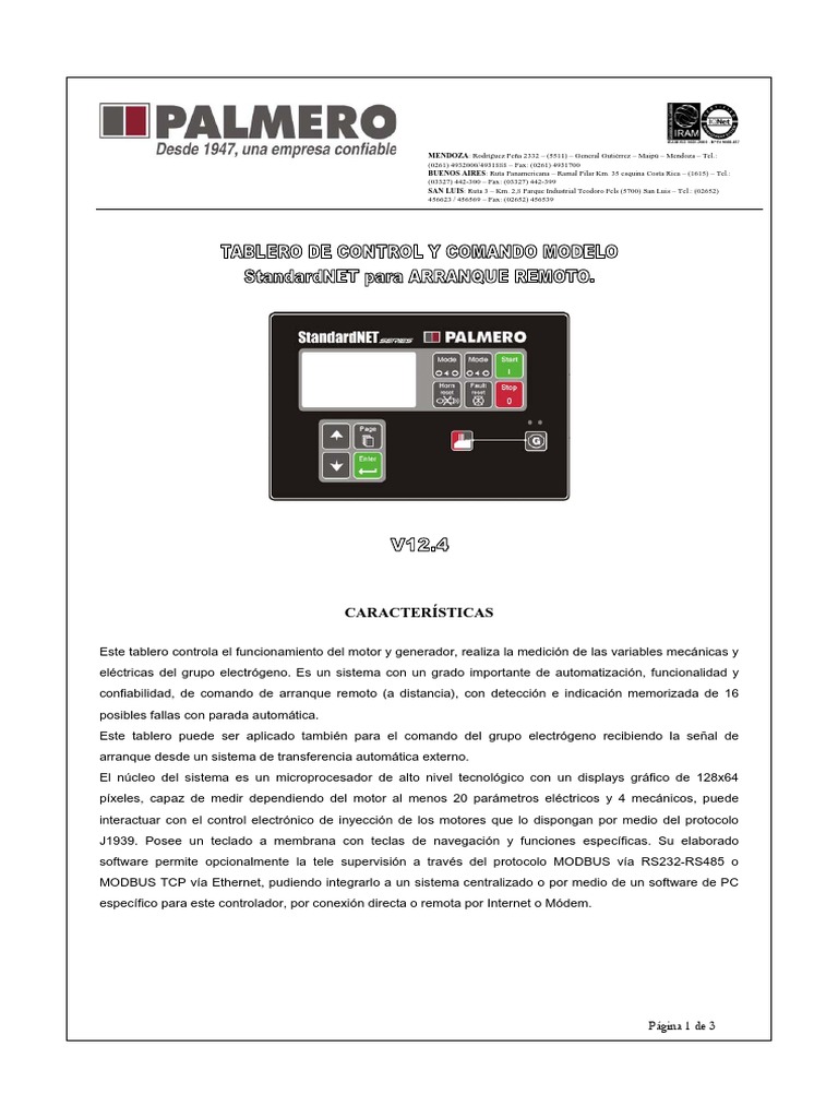 Especificaciones TC | PDF