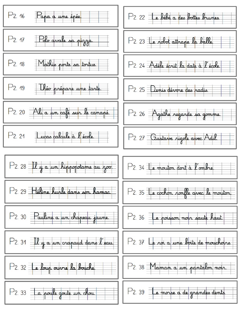 Lecture-Dessin CP | PDF