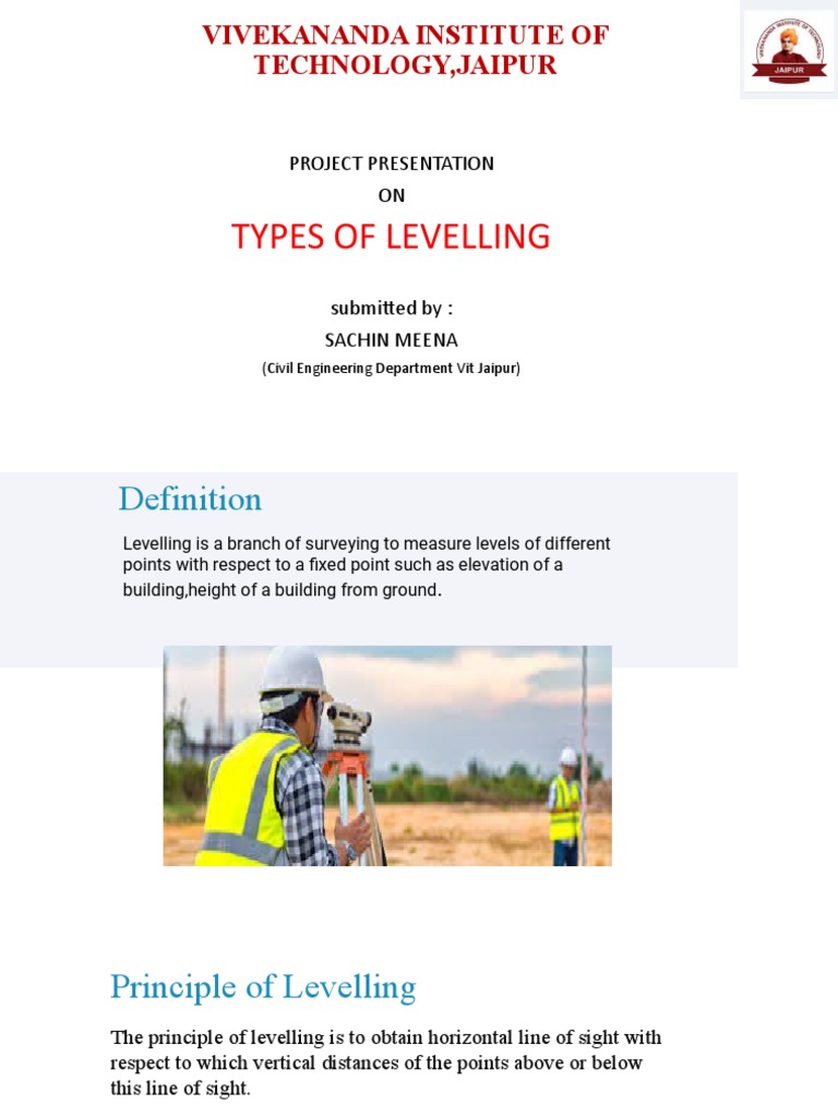 Project Presentation Surveying Pdf Surveying Earth Sciences