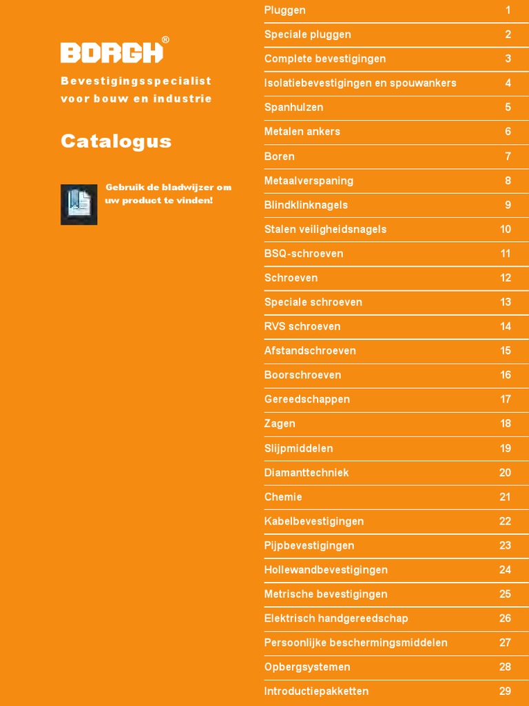 Borgh Catalogus Bevestigingstechniek | PDF
