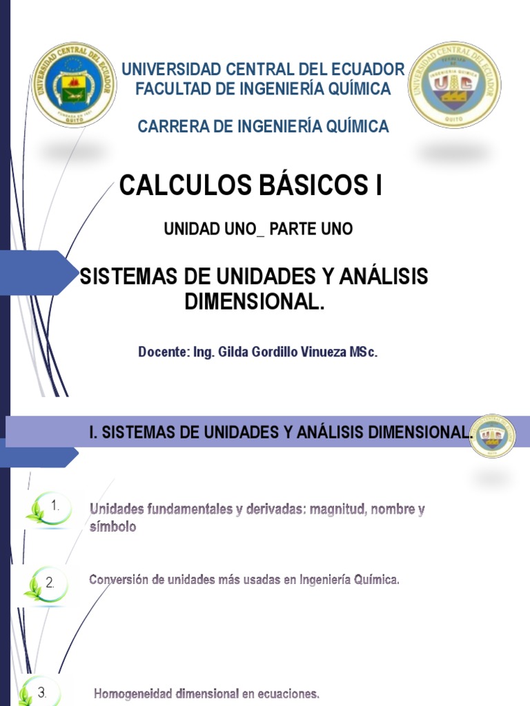 Sistemas de Unidades y Análisis Dimensional | PDF | Ecuaciones | Longitud