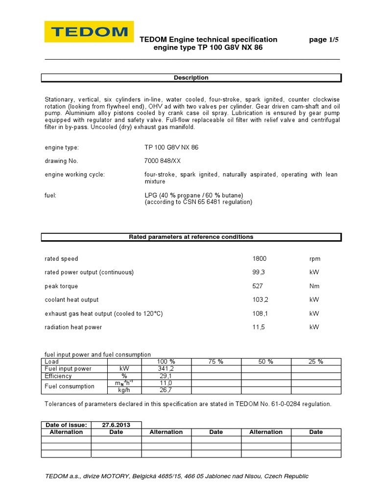 TP 100 G8V NX 86 - en | Download Free PDF | Throttle | Engine Technology