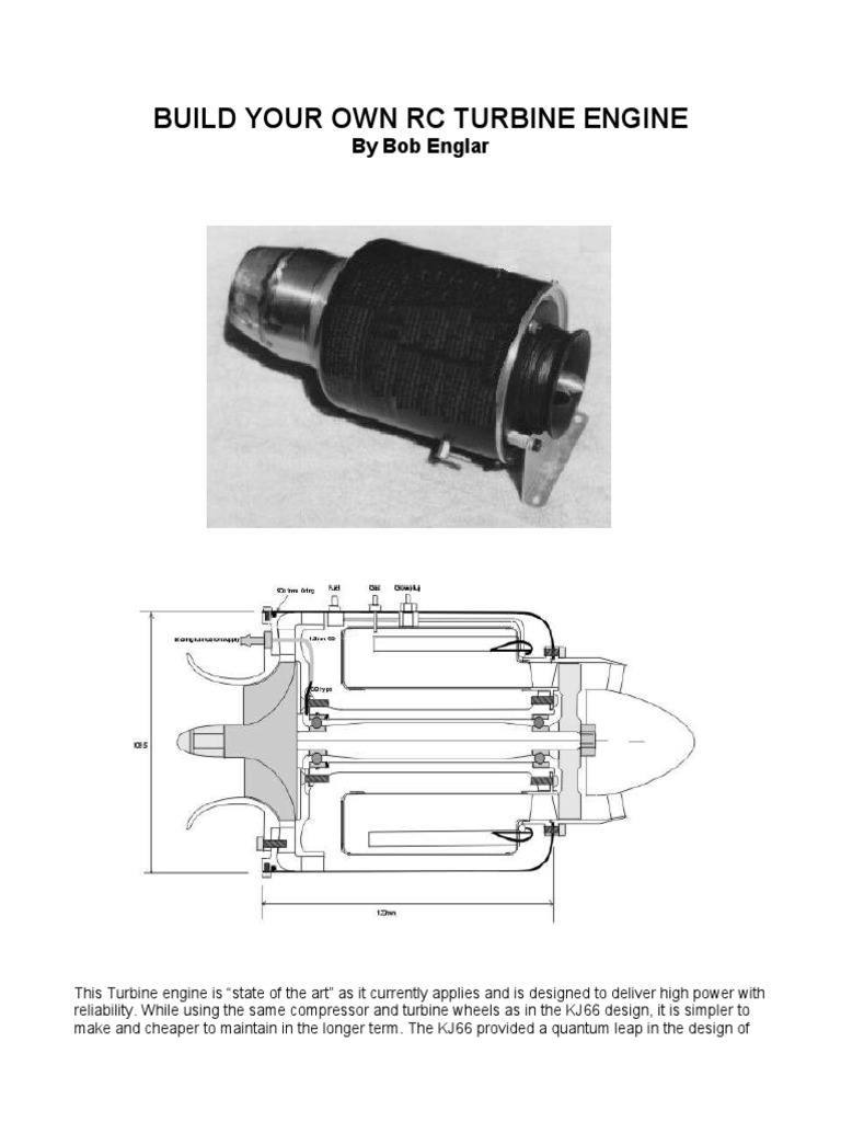 Turbine Engine Building Tips and Plans | PDF | Energy Technology | Vehicles