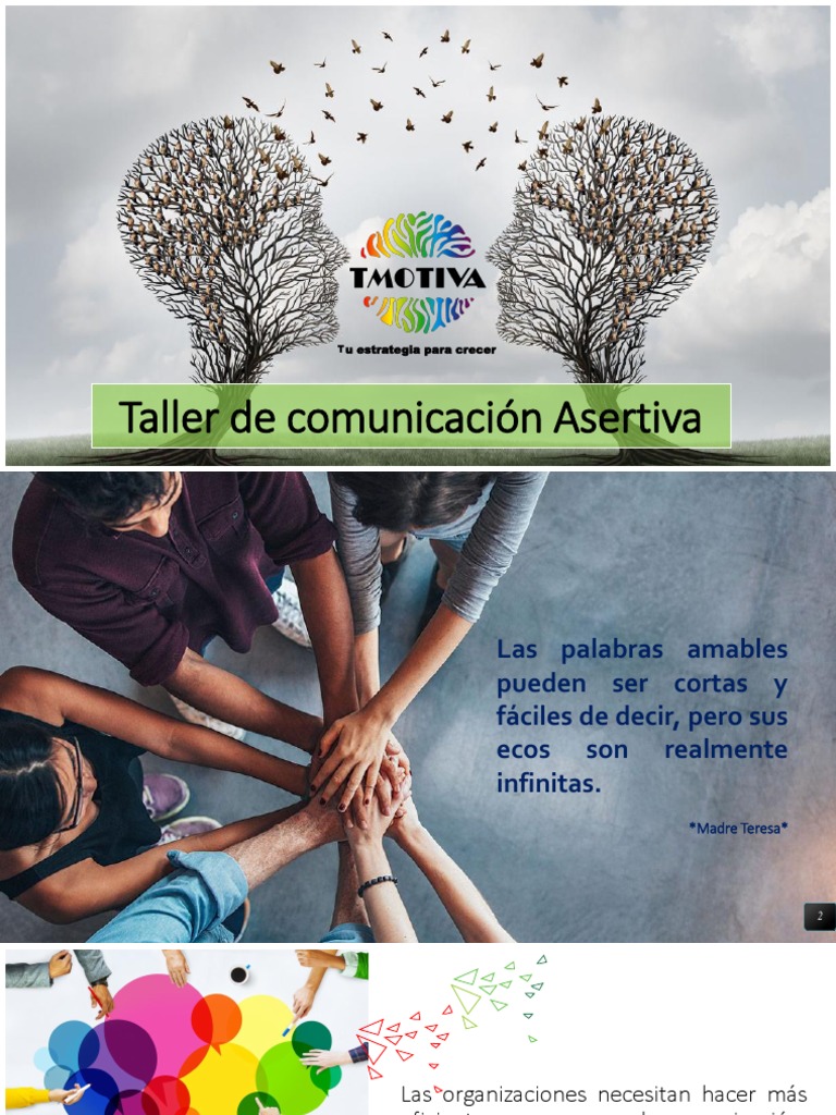 Taller de Comunicación Asertiva | PDF | Comunicación | Business