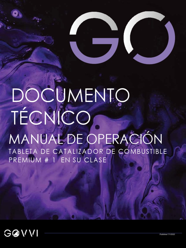 GOVVI Manual de Funcionamientos | PDF | Gasolina | Materiales GOVVI Manual de Funcionamientos | PDF | Gasolina | Materiales