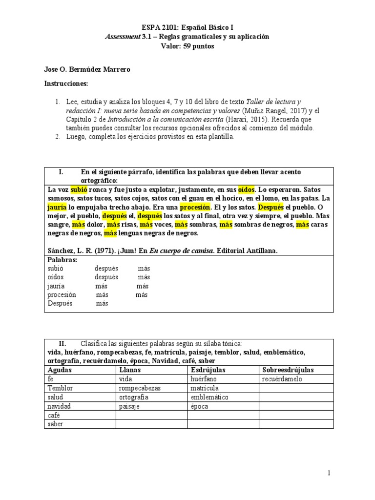 Tarea 3.1 Espa | PDF