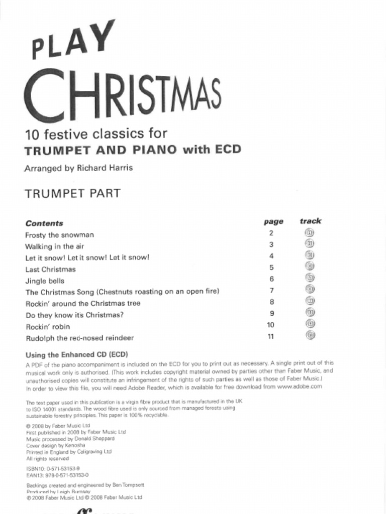 Play Christmas - Trumpet | PDF
