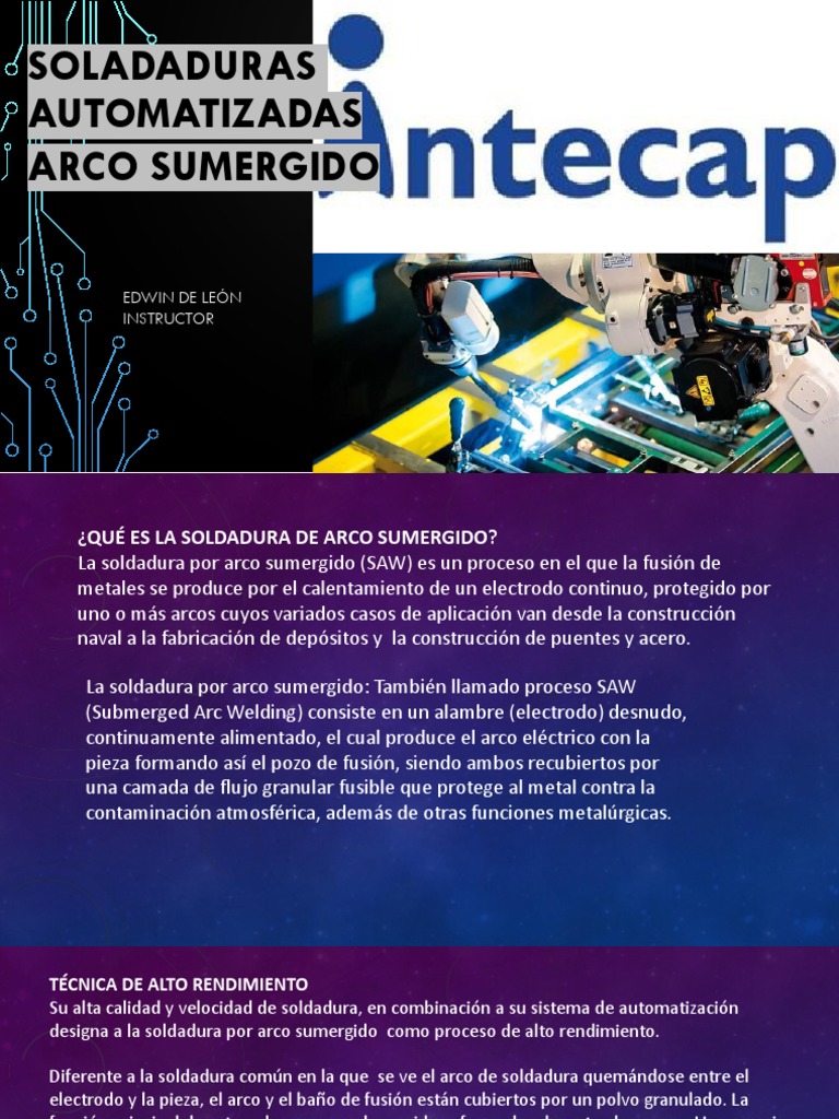 Arco Sumergido | PDF | Soldadura | Construcción