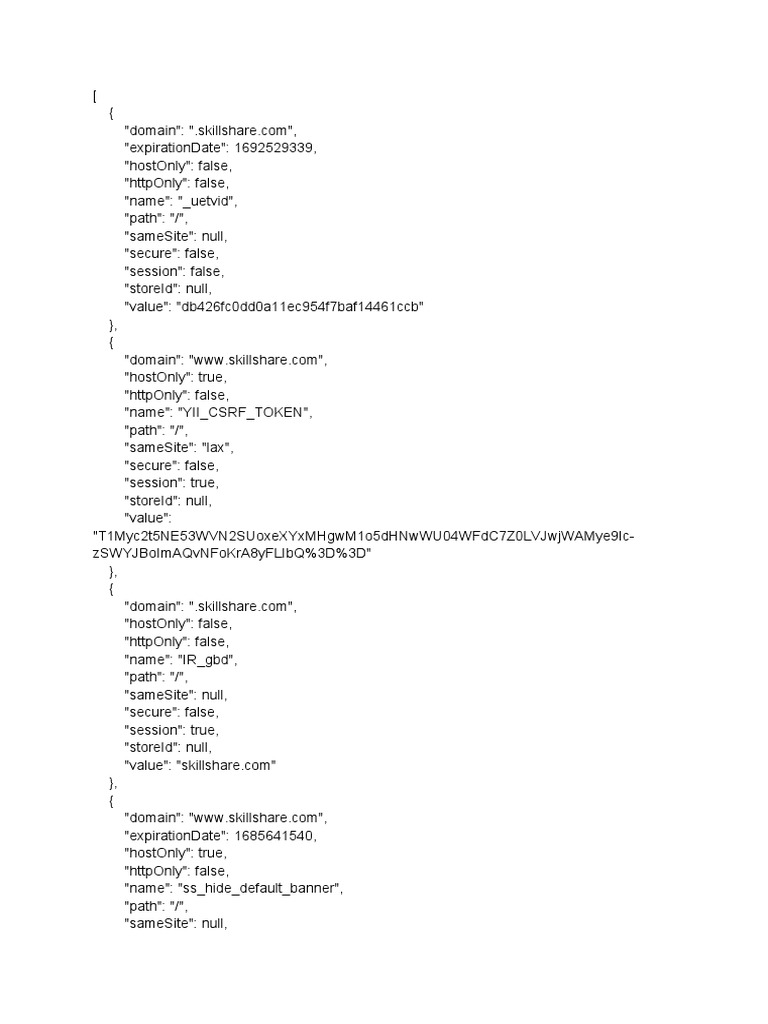 Skillshare Premium Cookies 2025 Guide | PDF | Http Cookie