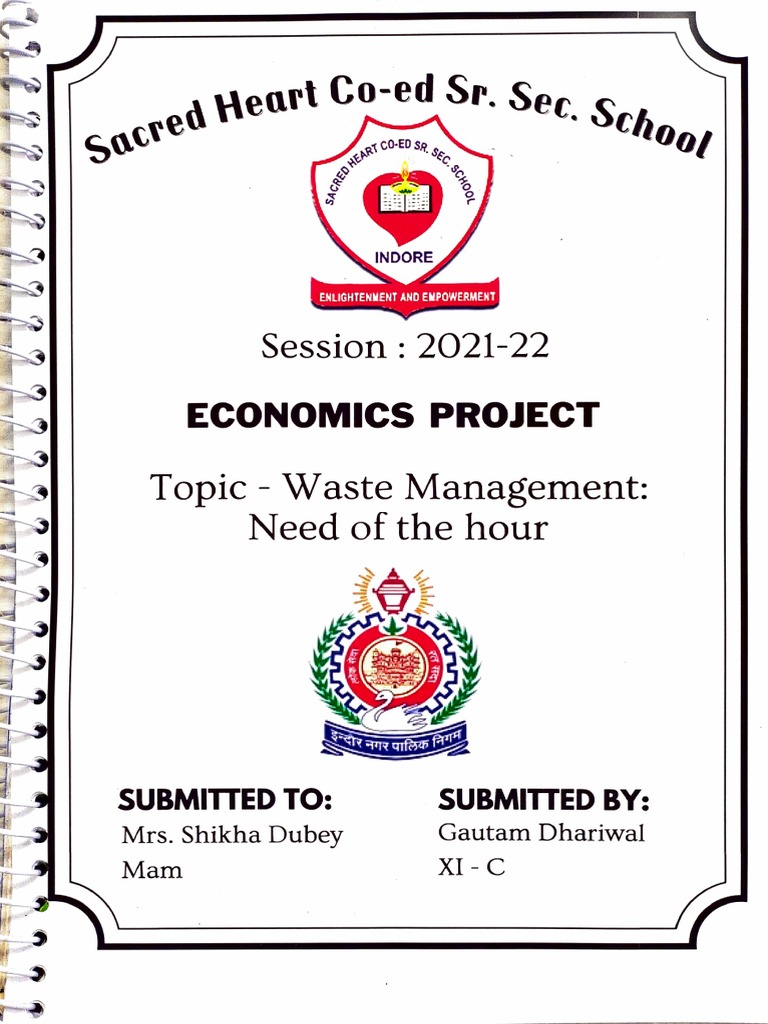 PROJECT On Waste Management - Need of The Hour by GD | PDF