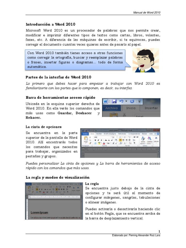Manual de Word 2010 | PDF | Hipervínculo | Microsoft Word