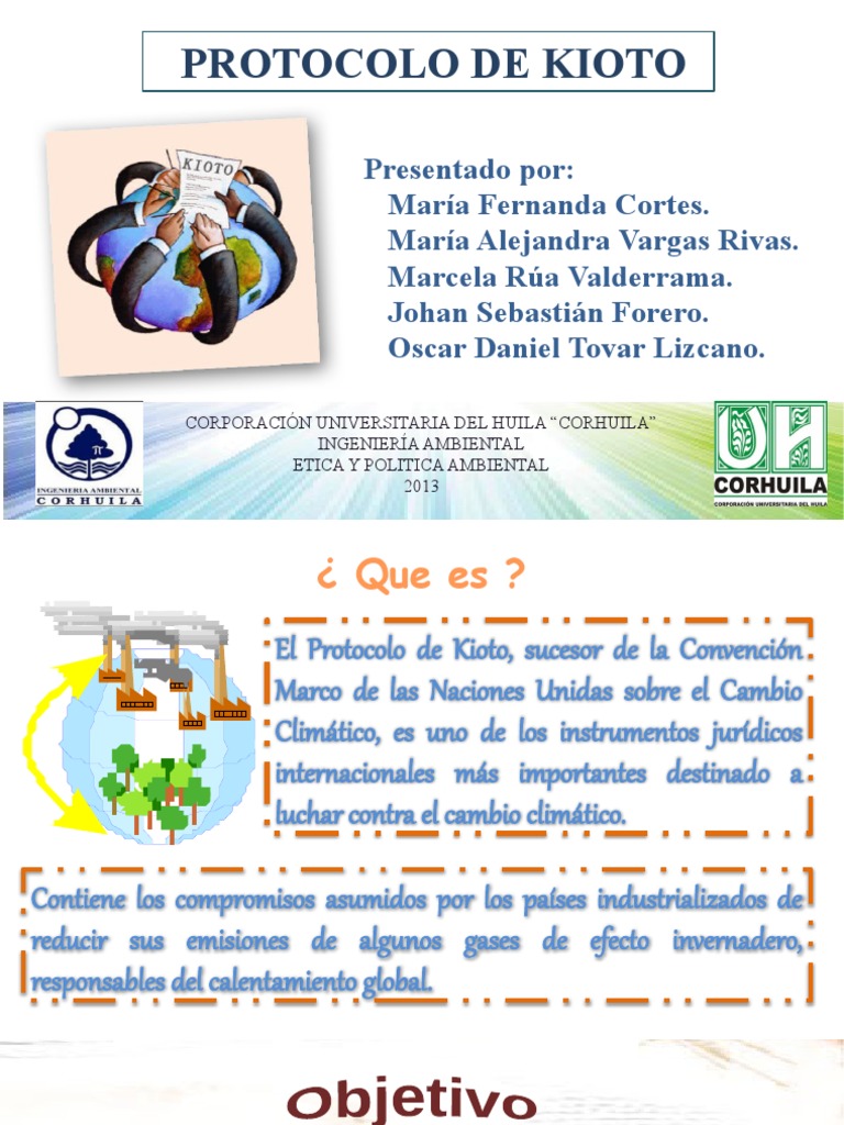 Protocolo de Kyoto | PDF | Gases de efecto invernadero | Protocolo de Kyoto