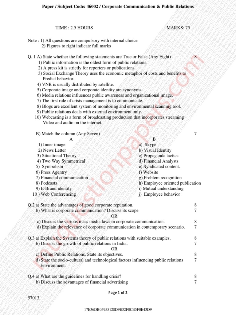 Tybms Sem5 CCPR Apr19 | PDF