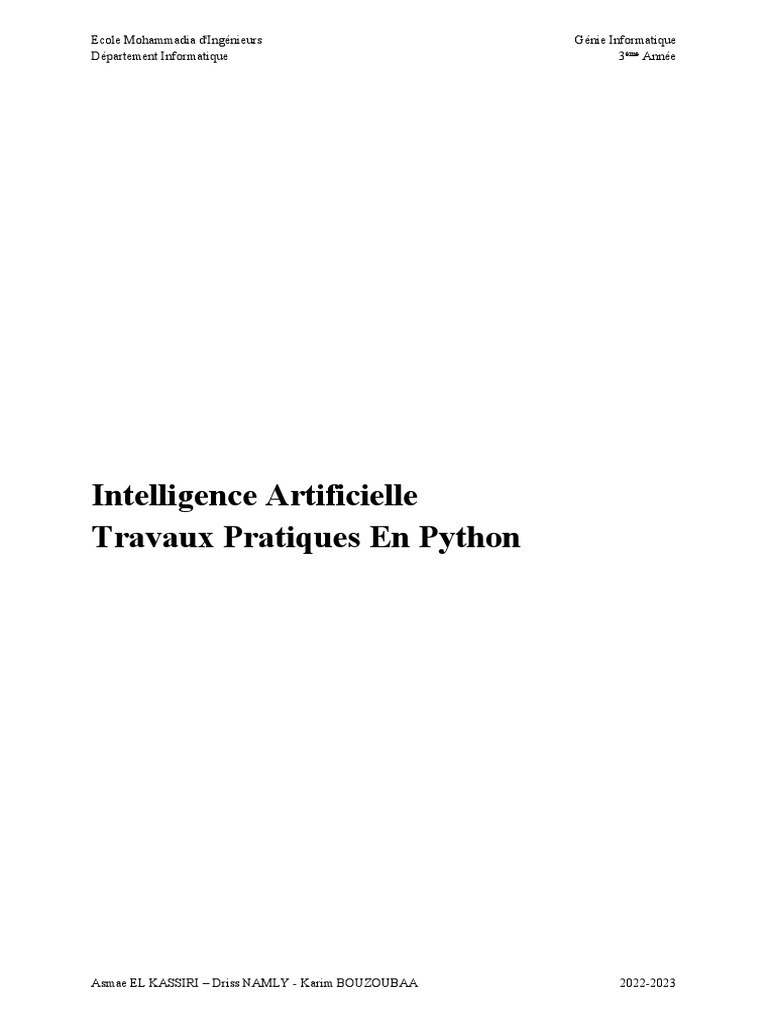 Ia TP | PDF | Python (Langage de programmation) | Régression linéaire