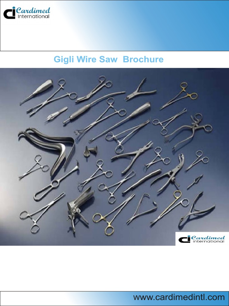 Gigli Wire Saw Brochure | PDF
