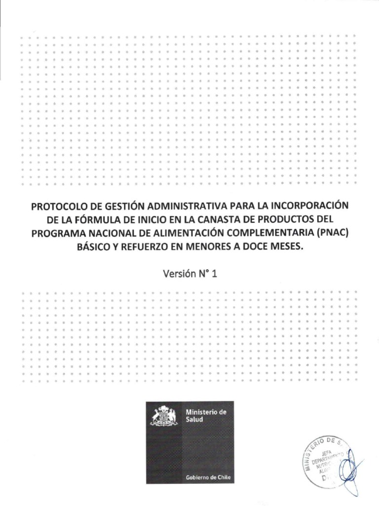 Protocolo Resolución Formula Inicio | PDF
