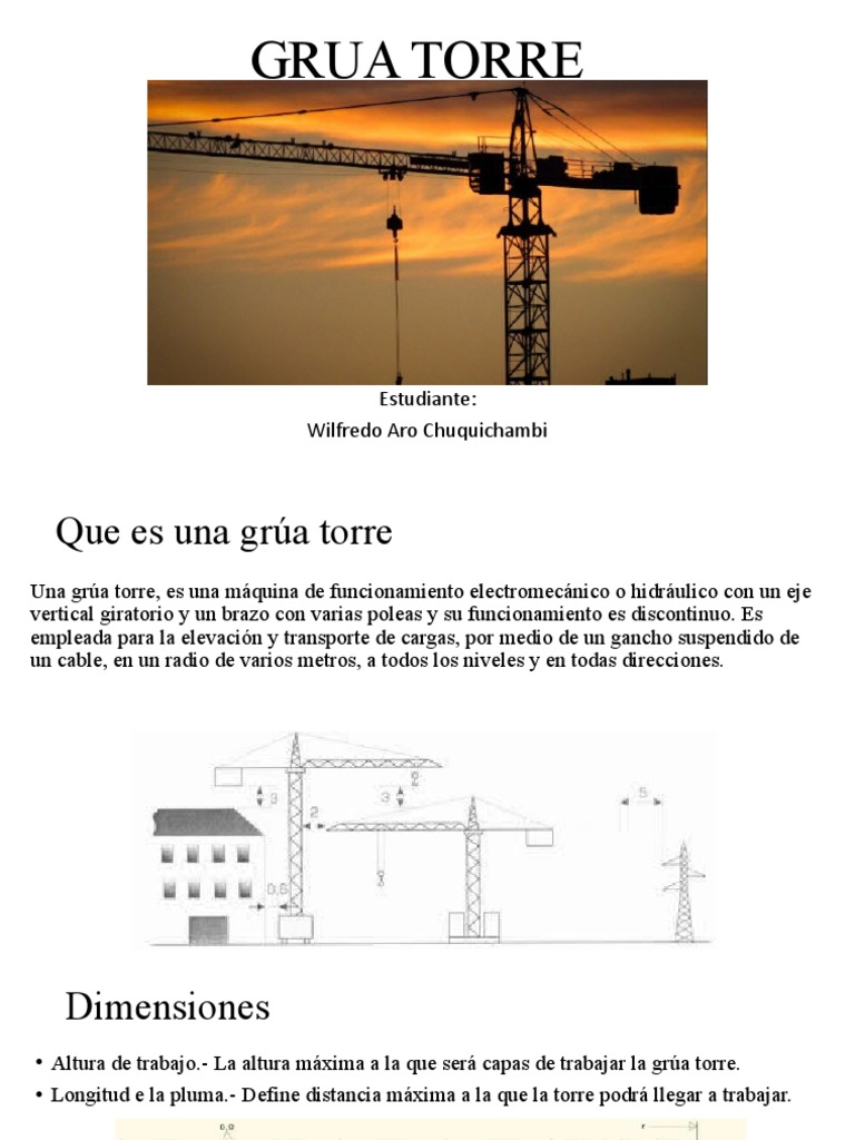 Grua Torre | PDF | Hogar, jardinería y bricolaje | Ciencia y matemáticas