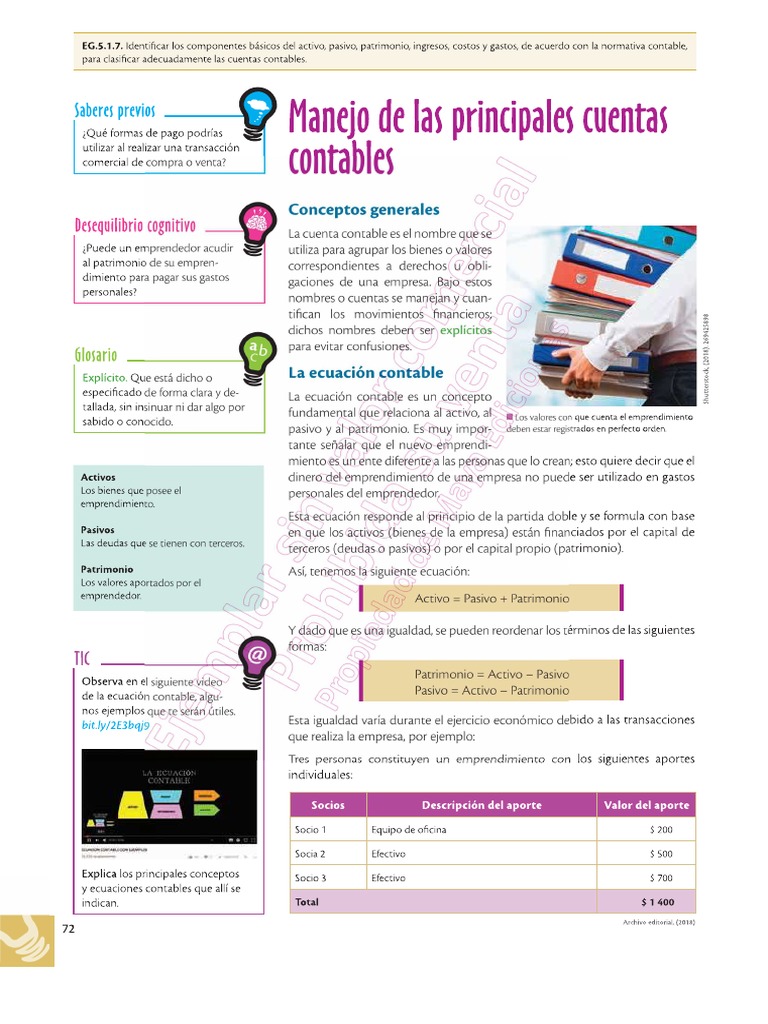 Actividad en Clases Ecuación Contable | PDF