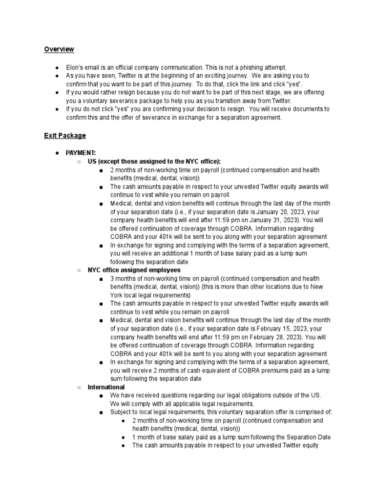 Twitter "Fork in The Road" FAQs Via | PDF | Finance & Money Management