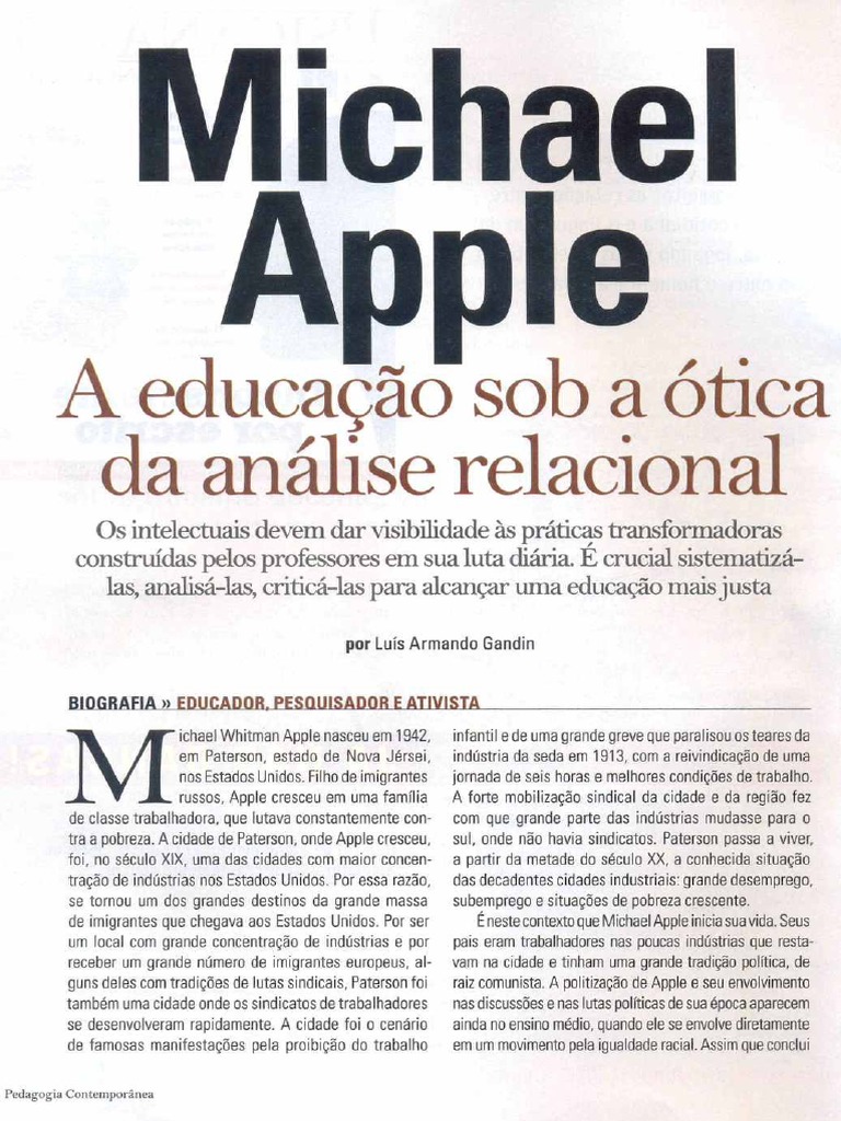 Luis Gandin Apple Otica Analise Relacional | PDF