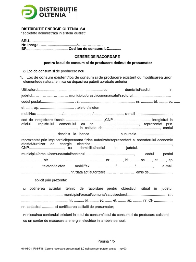 01-03-01 - P03-F16 - Cerere Racordare Prosumatori - LC Noi Sau Spor ...