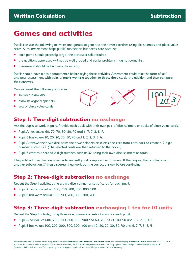 Subtraction games PDF