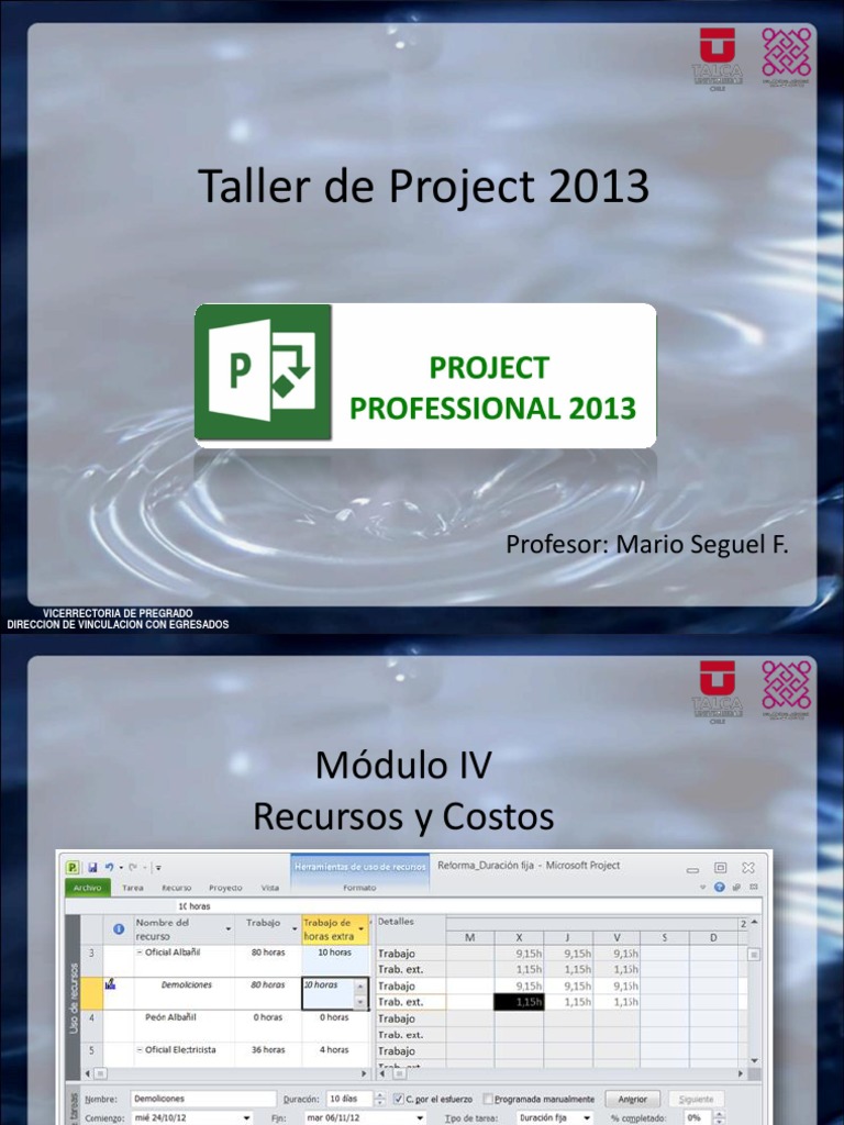 Project Ejercicios TallerRecursosCostos | PDF | Hipervínculo