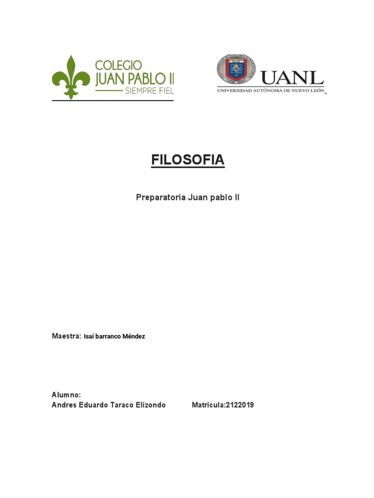 FILOSOF AndresTaraco EV4 | PDF | Historia