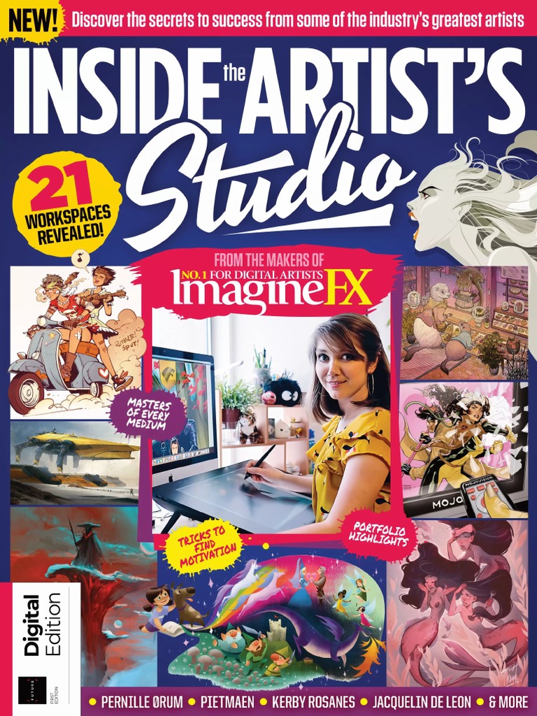 ImagineFX - Inside The Artist S Studio - First Edition, 2021 | PDF