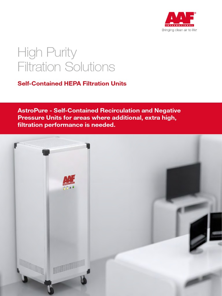 AAF Astro Pure (EN) | PDF | Aerosol | Particulates