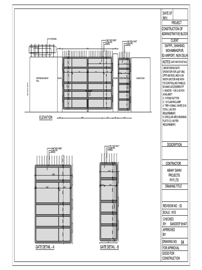 Gate Elevation | PDF