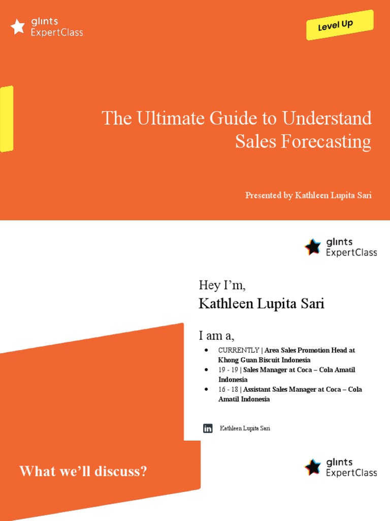 Guide To Sales Forecasting | PDF | Forecasting | Sales