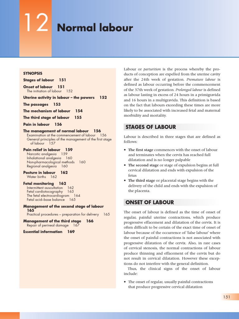Normal Labour | PDF | Pelvis | Childbirth