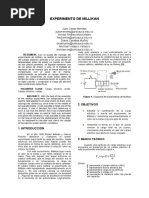 Experimento de La Gota de Aceite de Millikan. | PDF | Medición | Carga eléctrica