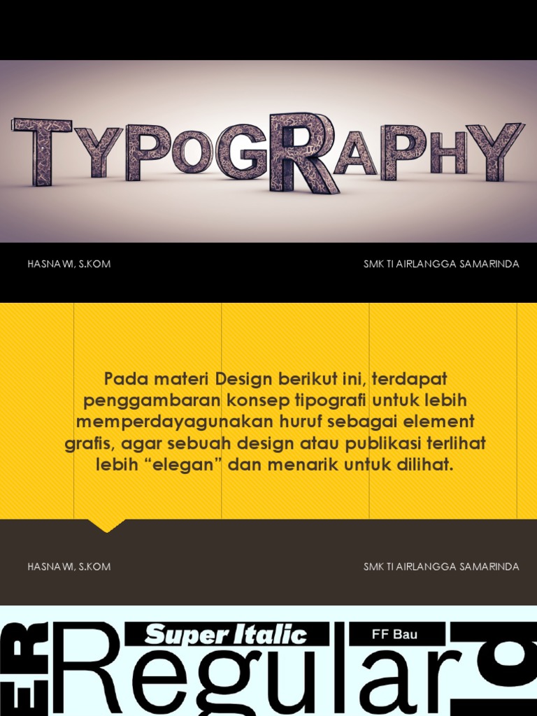 Typografi DKV | PDF | Seni & Disiplin Bahasa