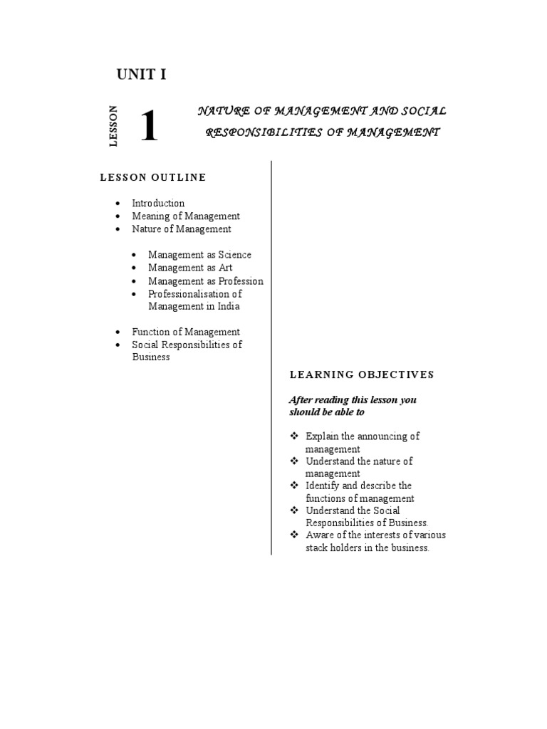 Management Process and Behaviour | PDF | Profession | Business