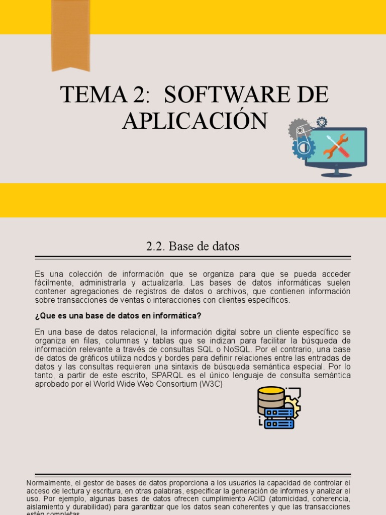 Tipos y Elementos de Bases de Datos | PDF | Bases de datos | SQL
