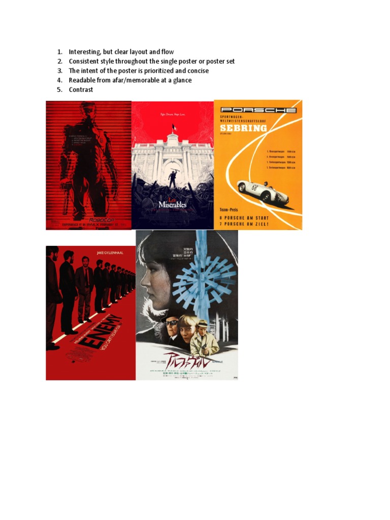 Effective Poster Design CDW | PDF | Career & Growth