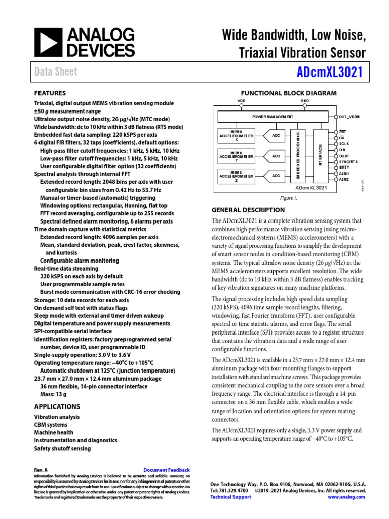 Adcmxl 3021 Pdf Bandwidth Signal Processing Sampling Signal Processing 