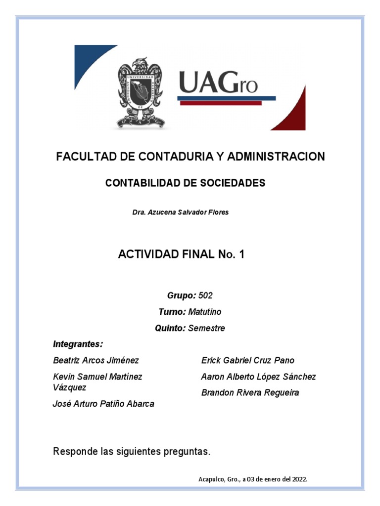Actividad Final 1 - Equipo 6 | PDF | Franquiciamiento | Sociedad