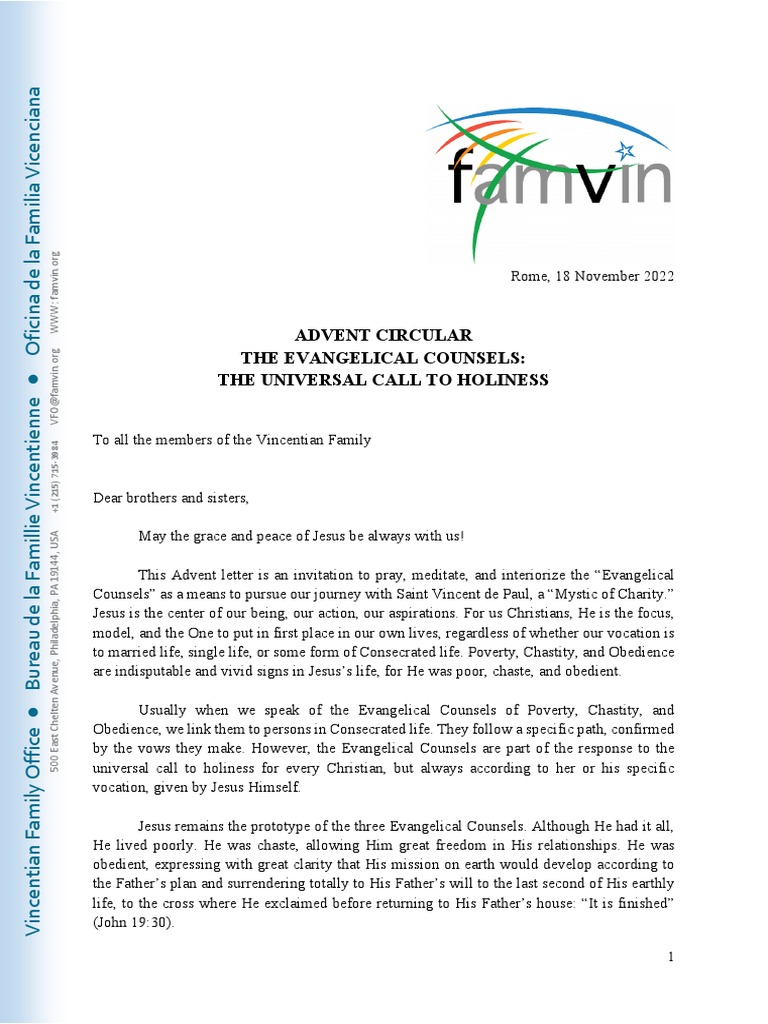 (English) Advent Letter 2022 | PDF