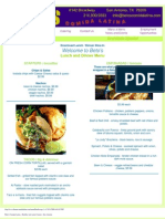 Groucho's Menu | PDF | Coleslaw | Salad