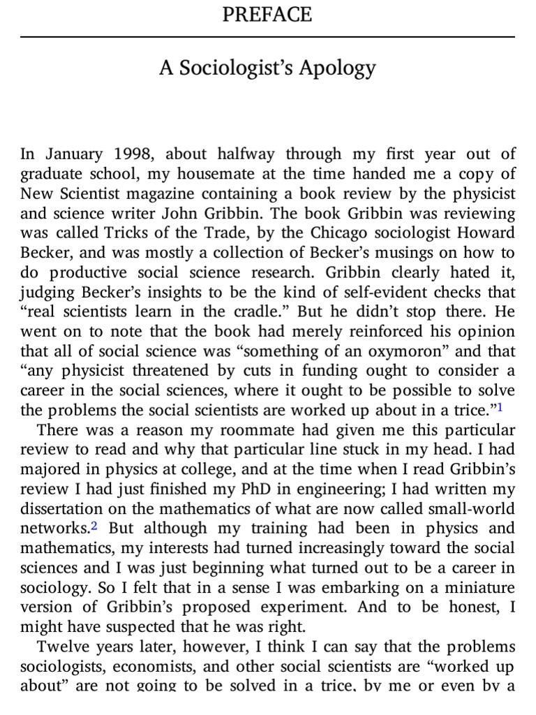 1.1 WATTS Everything Is Obvious PREFACE | PDF | Science | Social Sciences