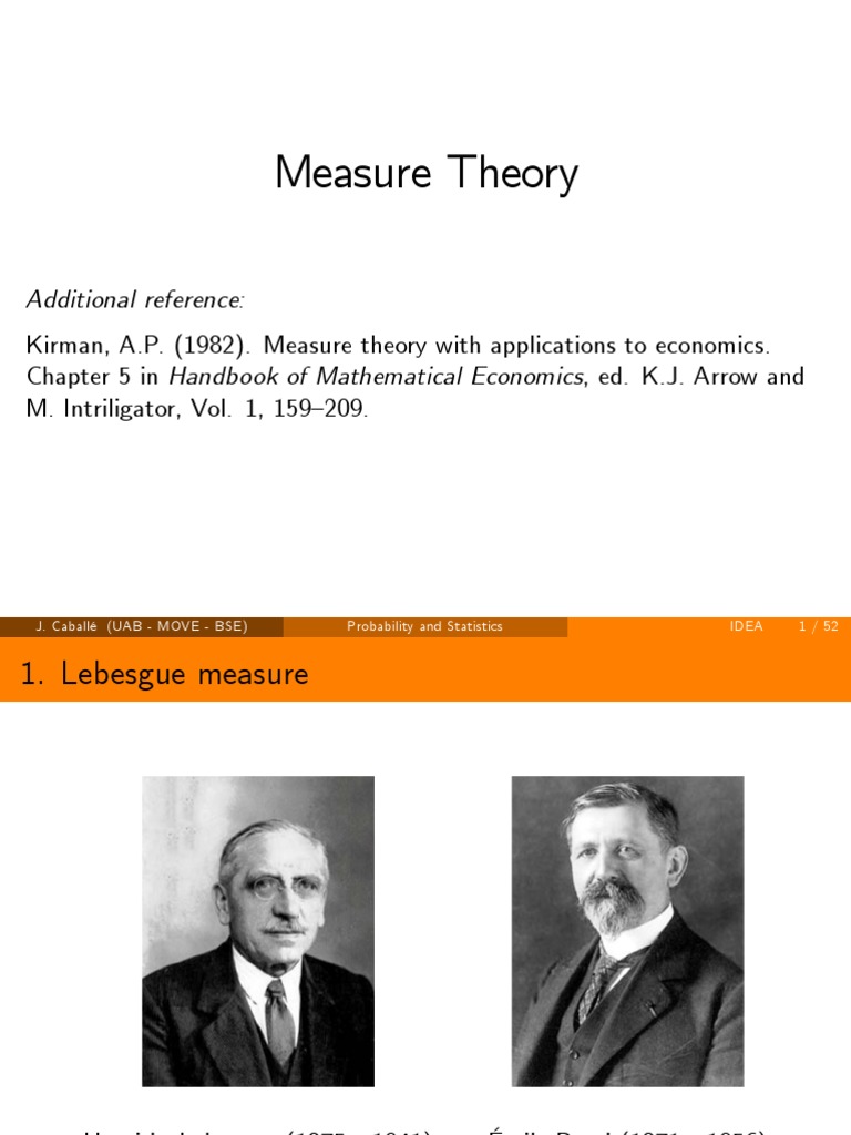 Measure Theory | PDF