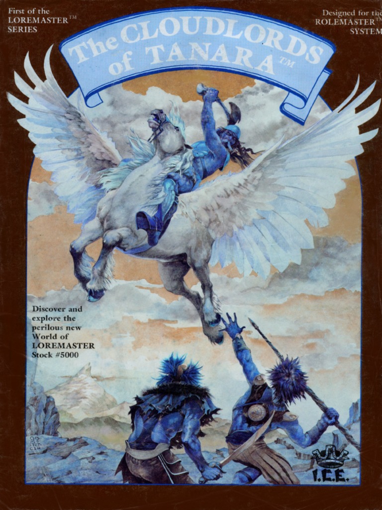 Rolemaster - Shadow World - Ice5000 Cloudlords of Tanara | PDF