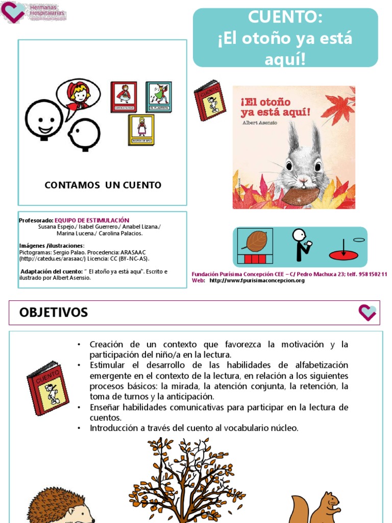 Contamos Un Cuento El Otono Ya Esta Aqui | PDF | Aprendizaje | Ciencia ...