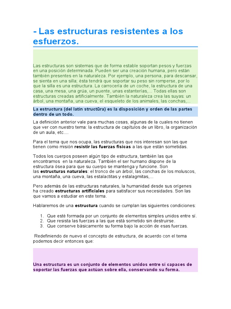 Estructuras Resistentes y Esfuerzos | PDF | Fuerza | Vector Euclidiano