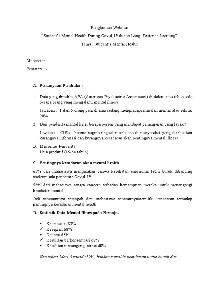 Rangkuman Webinar | PDF