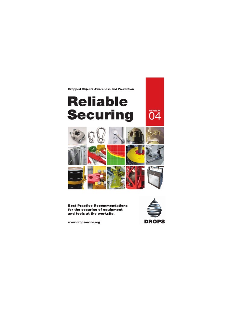 DROPS - Reliable Securing Rev 04 | PDF | Mechanical Engineering | Manufactured Goods